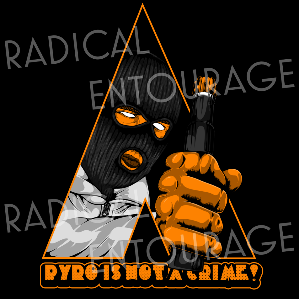 Bluză Pyro is not a crime